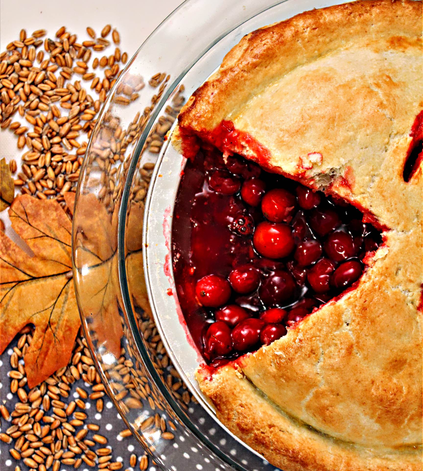 Spiced Cherry Cranberry Pie - Panhandle Milling